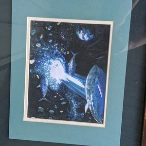 Art | Bluefin Tuna Space Galactic Painting By Fairygodmotheremilyjean ...